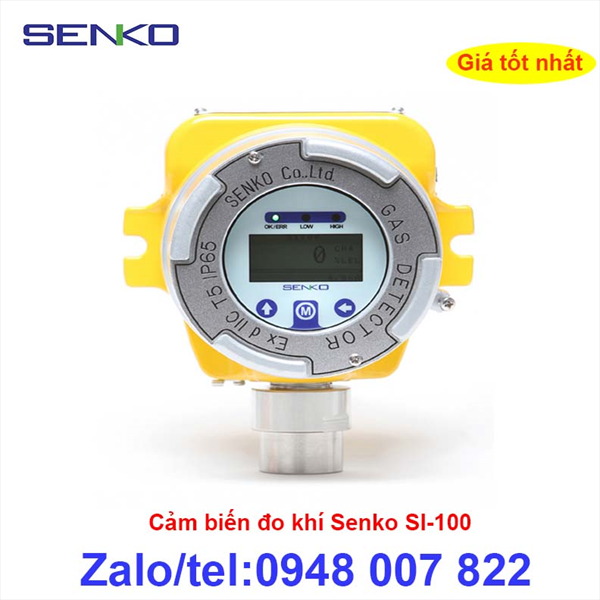 Máy đo khí cố định SENKO SI-100 CH4 (Methane, 0~100%LEL, cảm biến xúc ...