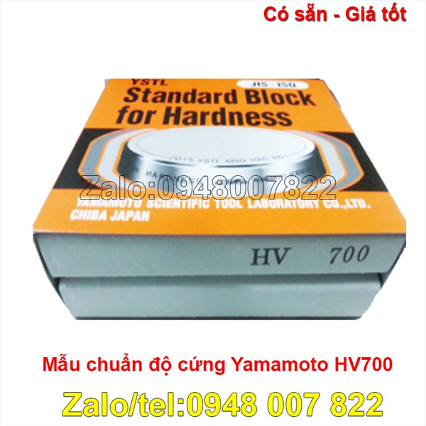 Mẫu chuẩn độ cứng Yamamoto HV700