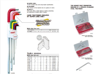 Bộ lục giác Eight TLLB-S9N, Eight VS-7C, Eight VS-S6 EIGHT TOOLS